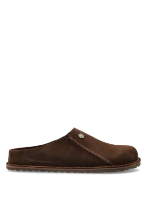 BIRKENSTOCK Zermatt Premium Suede Slippers - Brown