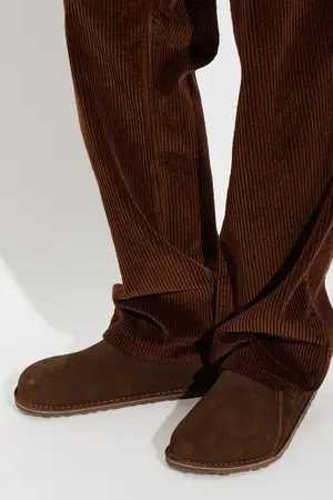 BIRKENSTOCK Zermatt Premium Suede Slippers - Brown