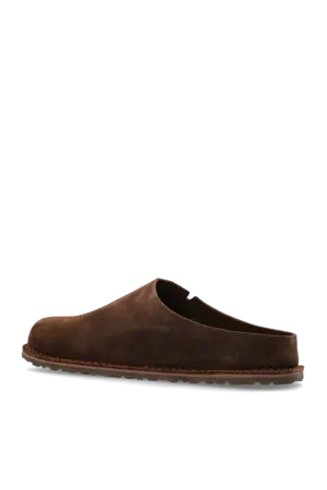 BIRKENSTOCK Zermatt Premium Suede Slippers - Brown