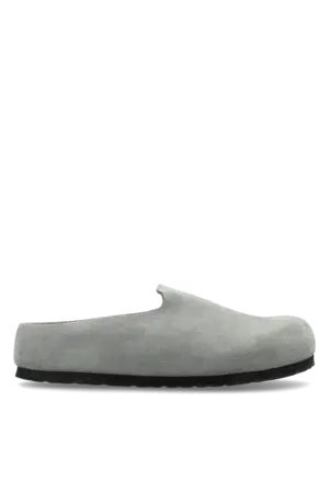 BIRKENSTOCK Birkenstock Amsterdam Wrapped Suede Clogs Grey