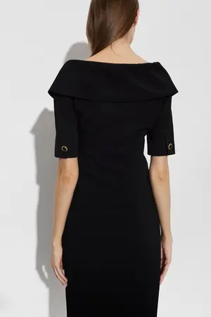 Alessandra Rich Wool Blazer With Short Sleeves
