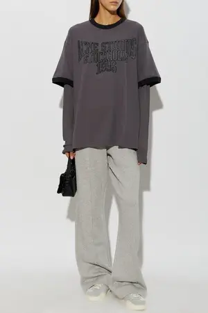 Acne Studios Cotton Long-sleeve T-shirt - Grey
