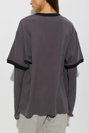 Acne Studios Cotton Long-sleeve T-shirt - Grey