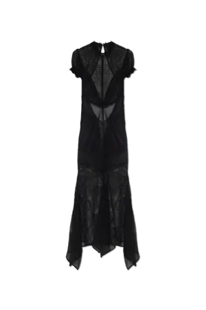 Attico Lace Maxi Dress - Black