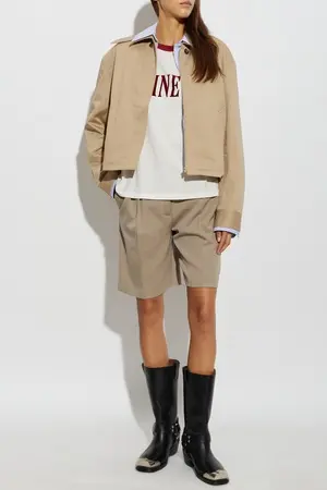 Acne Studios Wool Pleated Shorts