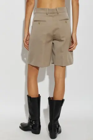 Acne Studios Wool Pleated Shorts
