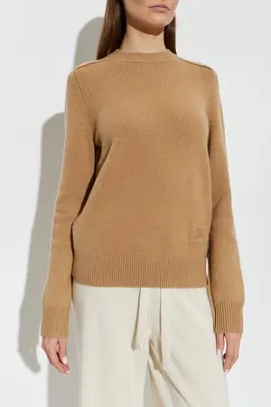Burberry Constance Cashmere Sweater - Brown
