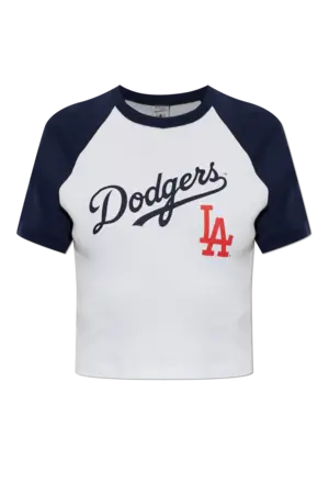 SPORTY & RICH X La Dodgers Cropped Raglan T-shirt