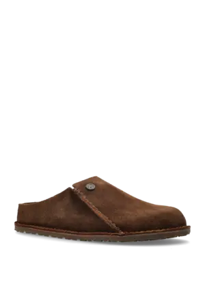 BIRKENSTOCK Zermatt Premium Suede Slides - Brown