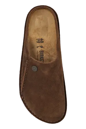BIRKENSTOCK Zermatt Premium Suede Slides - Brown