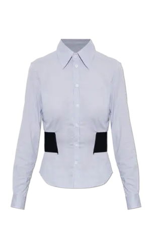 Vetements Shirt With Integrated Waist Belt - Light Blue