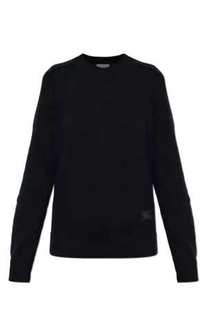 Burberry Constance Cashmere Sweater - Black