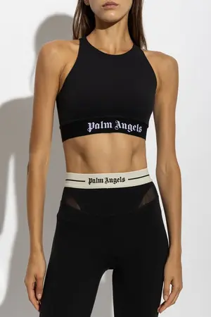 Palm Angels Z" Logo Cropped Top