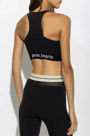 Palm Angels Z" Logo Cropped Top