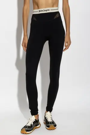Palm Angels Leggings With Logo