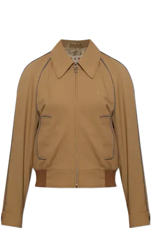 Marni Wool Bomber Jacket - Brown