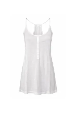 CONQUISTA Button-front Camisole Top With Racerback – Lightweight Everyday Essential