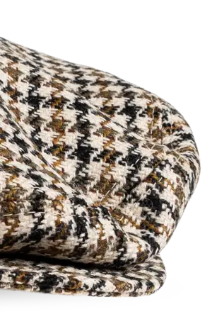 Dolce & Gabbana Wool Plaid Flat Cap