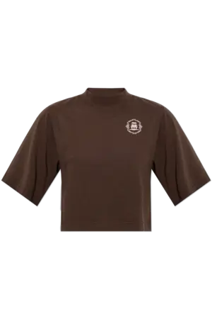 Palm Angels Cotton ‘oversize’ T-shirt - Brown