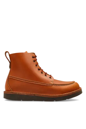 BIRKENSTOCK Birmingham Moc" Leather Shoes - Brown