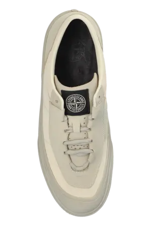 Stone Island Low Top Sneakers With Logo Patch