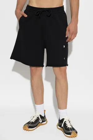 Palm Angels Cotton Shorts With Drawstring Waist