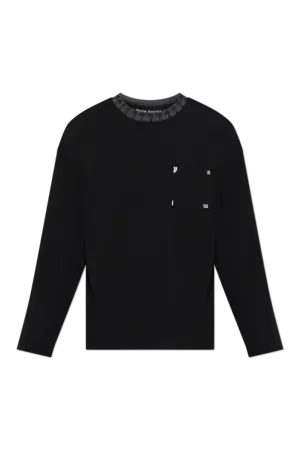 Palm Angels Cotton Long-sleeve T-shirt - Black