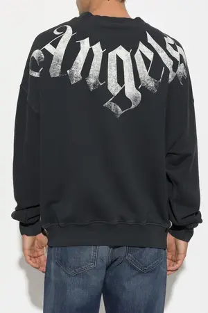 Palm Angels Cotton Sweatshirt With Print