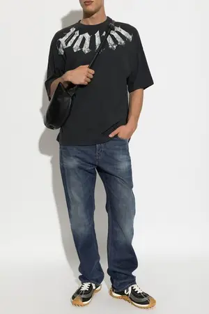 Palm Angels Cotton T-shirt With Logo Print