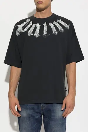Palm Angels Cotton T-shirt With Logo Print