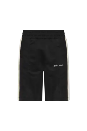 Palm Angels Embroidered Logo Track Shorts - Black