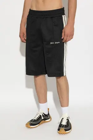 Palm Angels Embroidered Logo Track Shorts