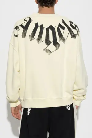 Palm Angels Cotton Sweatshirt With Print