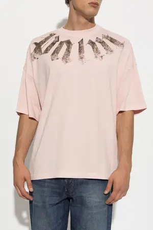 Palm Angels Cotton T-shirt With Logo Print