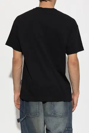 Palm Angels Cotton T-shirt With Printed Logo