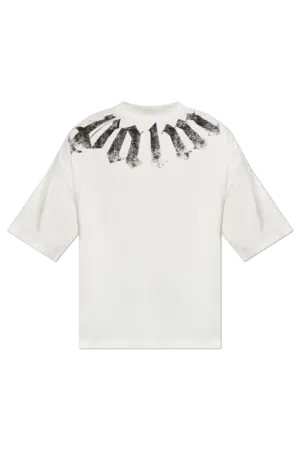 Palm Angels Cotton T-shirt With Printed Logo - White