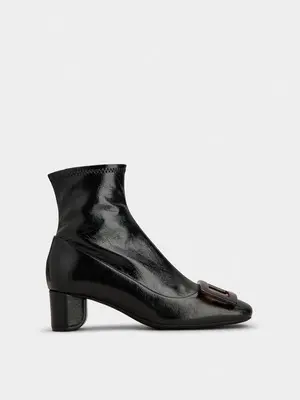 ROGER VIVIER Stretch Booties With Buckle Detail