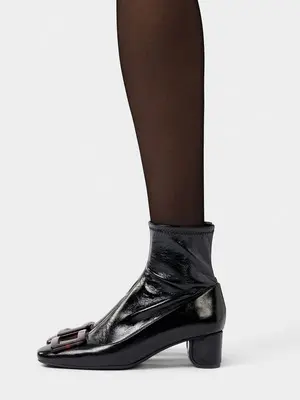 ROGER VIVIER Stretch Booties With Buckle Detail