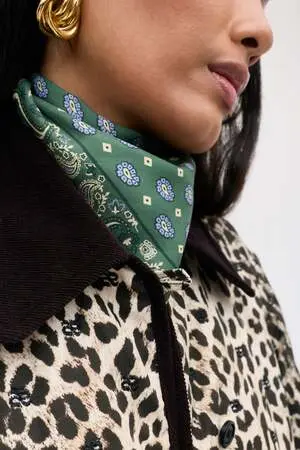 Rixo Earla Nina Leopard Print Jacket