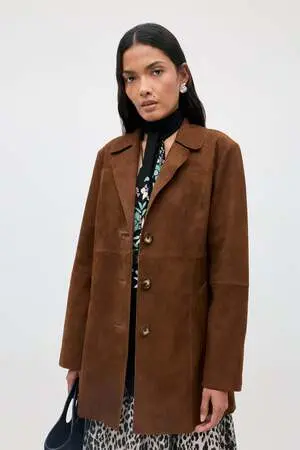 Rixo Lainey Chestnut Regular Jacket