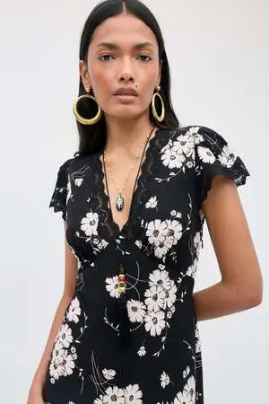 Rixo Clarice Daisy Field Dress