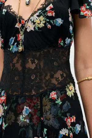 Rixo Carina Amelia Bouquet Multi Regular Dress