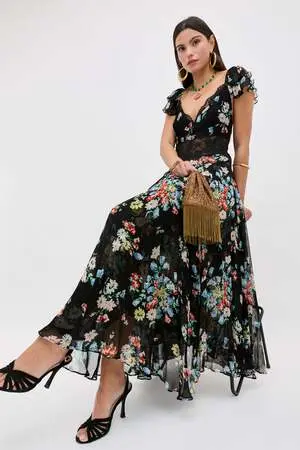 Rixo Carina Amelia Bouquet Multi Regular Dress