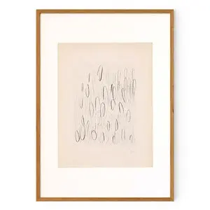 LENA WIGERS Neutrals / Pearls 30 × 40 Cm Art Print - Black