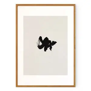 LENA WIGERS Grey / Black Into The Wild- 30 × 40 Cm Art Print - Grey/black