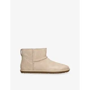 UGG Classic Mini Suede Ankle Boots - Beige