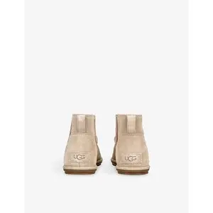 UGG Classic Mini Suede Ankle Boots - Beige