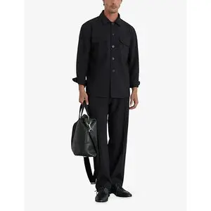 REISS Peshi Double-pocket Stretch-woven Overshirt