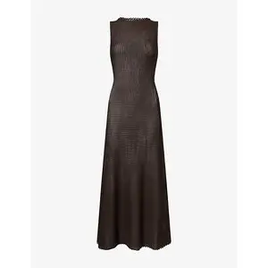 Dissh Nalia Knitted Midi Dress - Black Olive