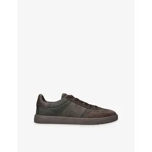 Hogan Suede Panel Trainers - Dk.brn Com